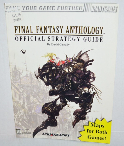 Final Fantasy Anthology Official Strategy Guide Book Sony Playstation 1 ...