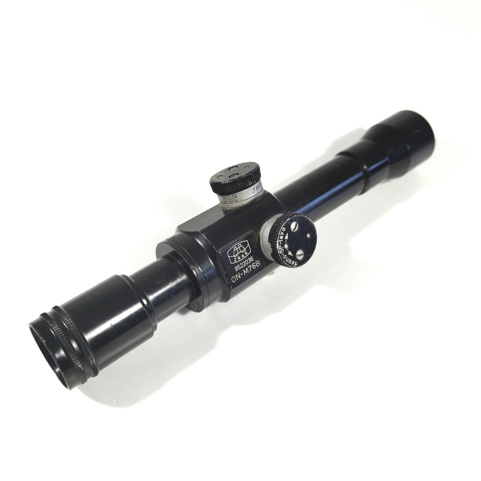Genuine Zrak ON-M76B 7.9 Optical Sight Yugoslavian Military Army Scope ...