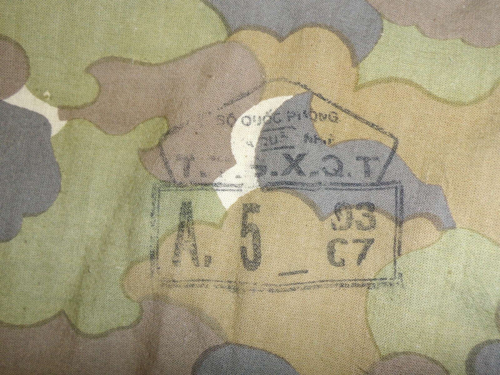 U3B-123 RVN Original Vietnam CSDC Police Field Force Camouflage jacket ...