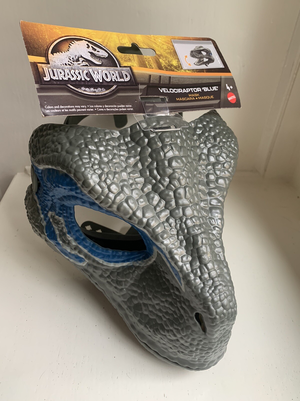 Jurassic World Toys GCV81 Realistic Velociraptor Blue Mask - multicolor ...