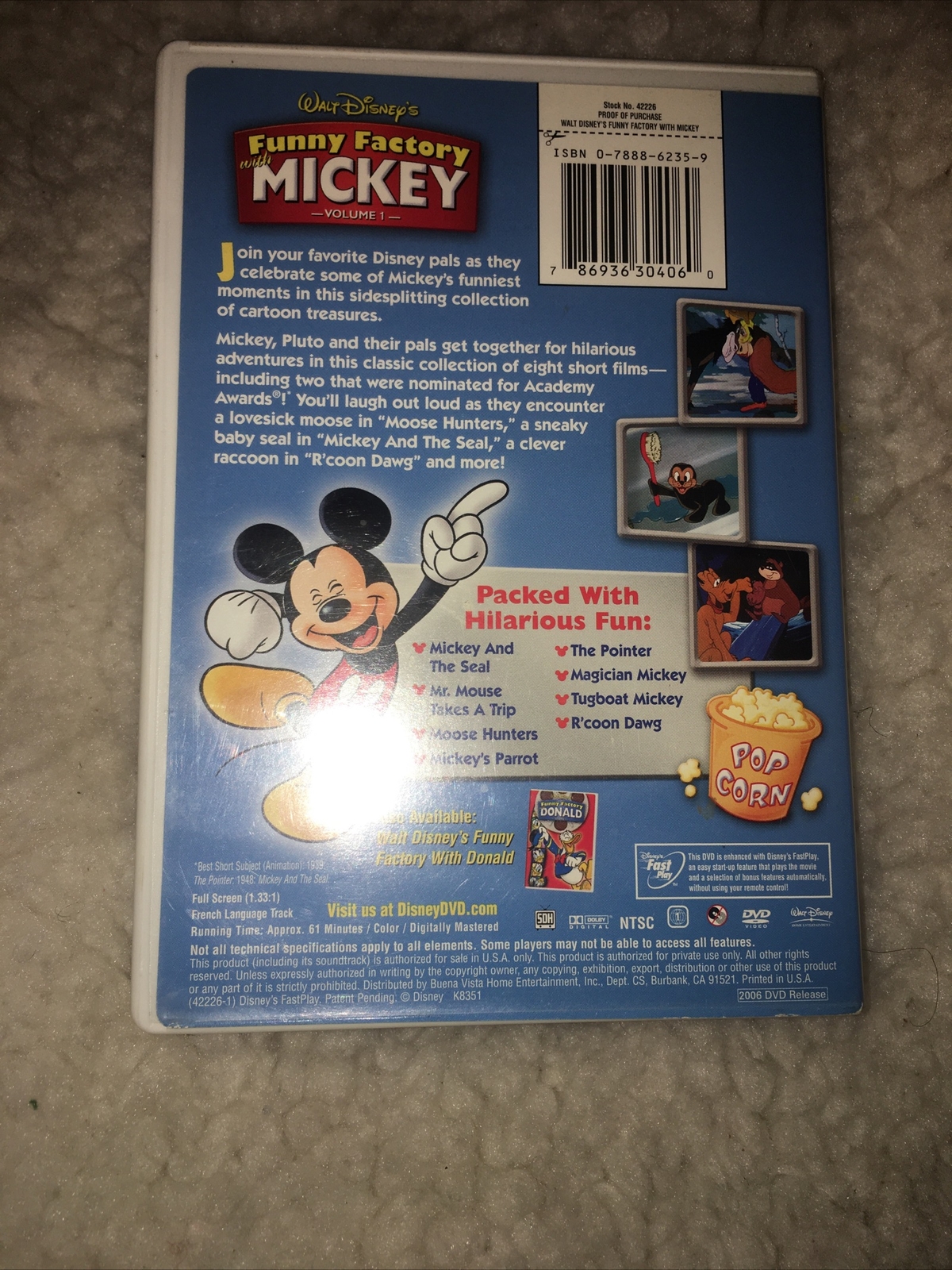 Walt Disneys Funny Factory with Mickey Vol 1 (DVD, 2006) DISC NMINT 786936304060| eBay