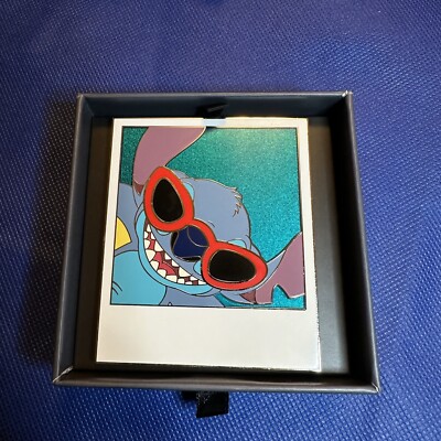 DISNEY MOG D23 WDI Say Cheese! Series Box Pin Set STITCH LE 300 HTF NEW ...