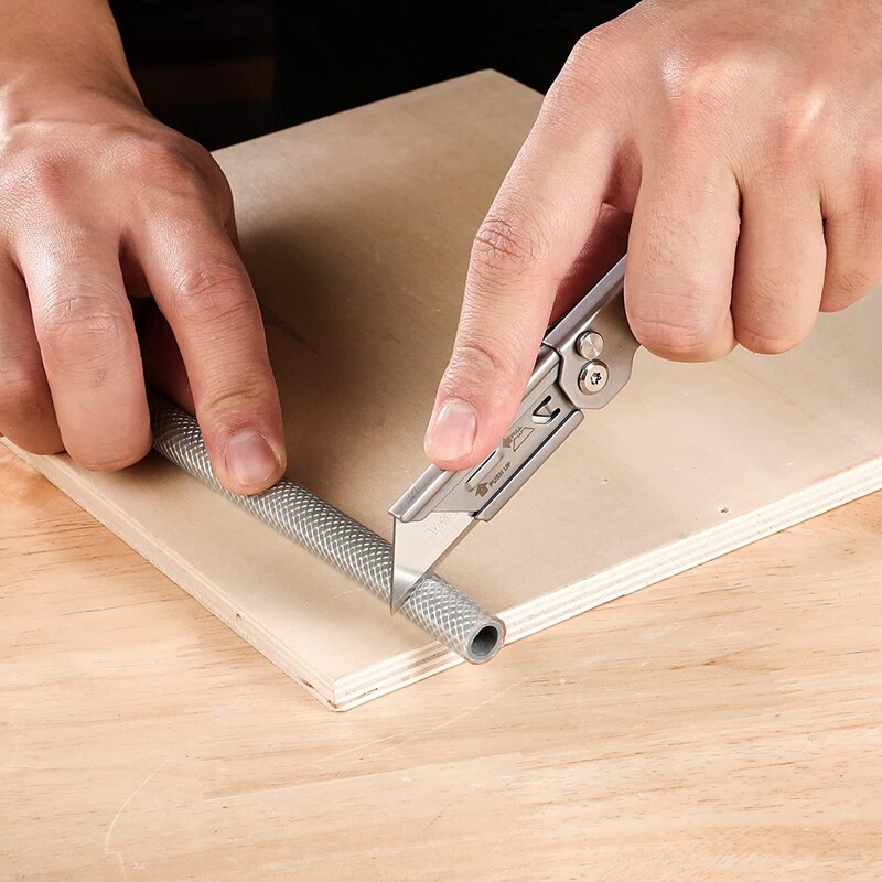 WORKPRO 3-Pack Folding Utility Knife Set EDC Box Cutter Knife Quick Change Blade | eBay