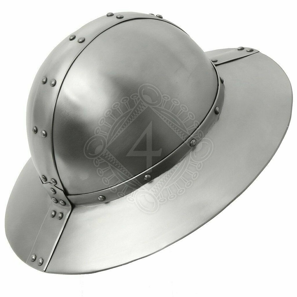 18 gauge Steel Medieval Knight Kettle hat Helmet Warrior Christmas ...