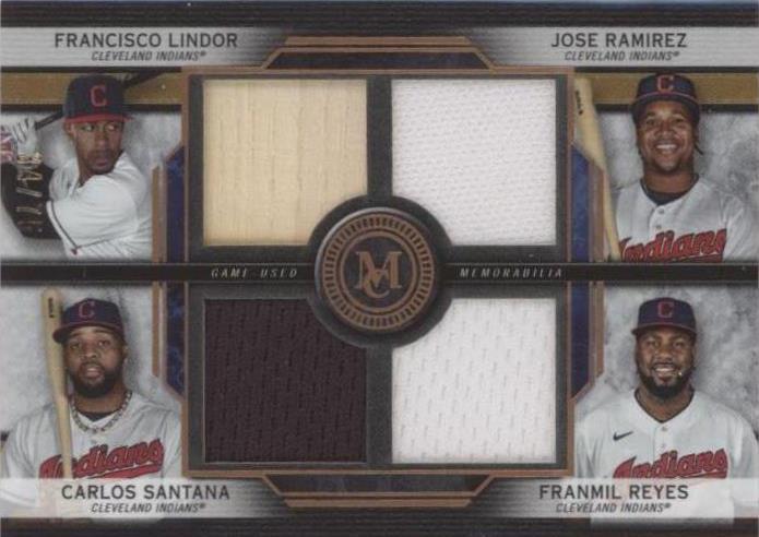 2020 Topps Museum Collection - Four-Player Primary Pieces Quad Relics ...