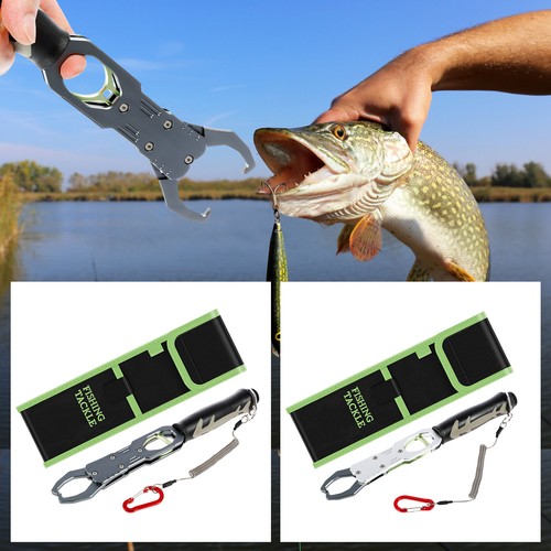 Fish Lip Gripper with Scale Professional Fish Lip Grabber Tool 40 Pound ...