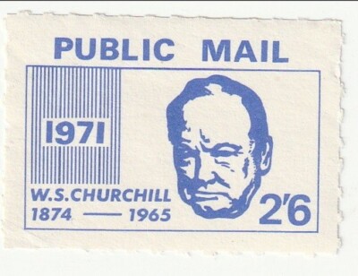 Great Britain - Public Mail 2/6 label 1971(M) | eBay
