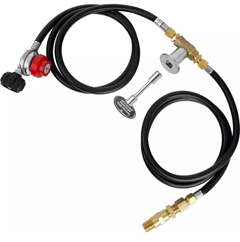 LP Burner Connection Kit, Propane Fire Pit Parts with 1/2" Control ...