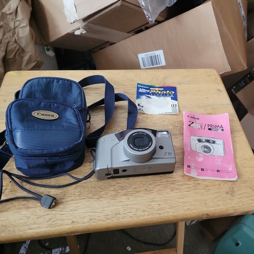 Canon Sure Shot Z85 Caption Point & Shoot Camera W/ Strap and Case. | eBay