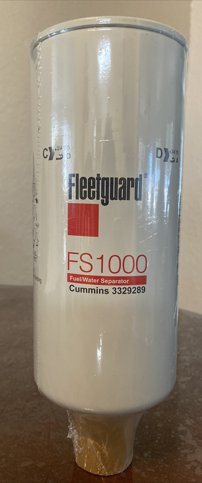 FLEETGUARD FS1000 - Fuel filter cross reference