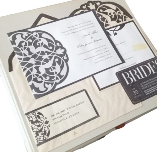 Brides Deluxe Wedding Invitation Kit - 30 Count | eBay