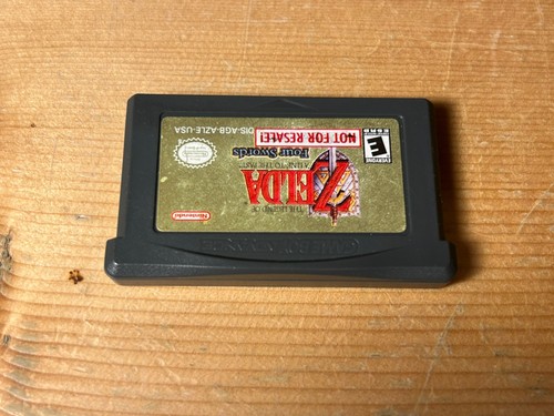zelda four swords gba nfr not for resale Cart nintendo gameboy advance ...
