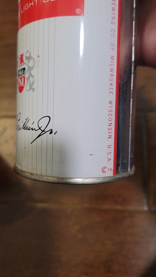 1962 Air-Filled Old Milwaukee 16oz Flat Top Beer Can Grade 1 Schlitz ...