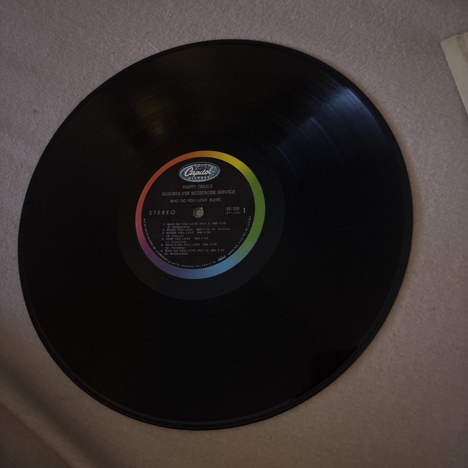 Quicksilver Messenger Service - Happy Trails 1969 press LP nice to have ...