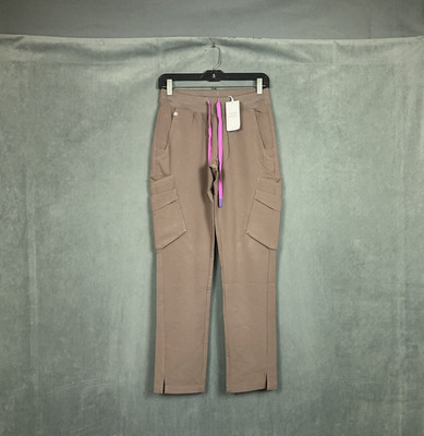 Figs Scrub Pants Soeng Womens Size XS PETITE Smoky Taupe Technical ...