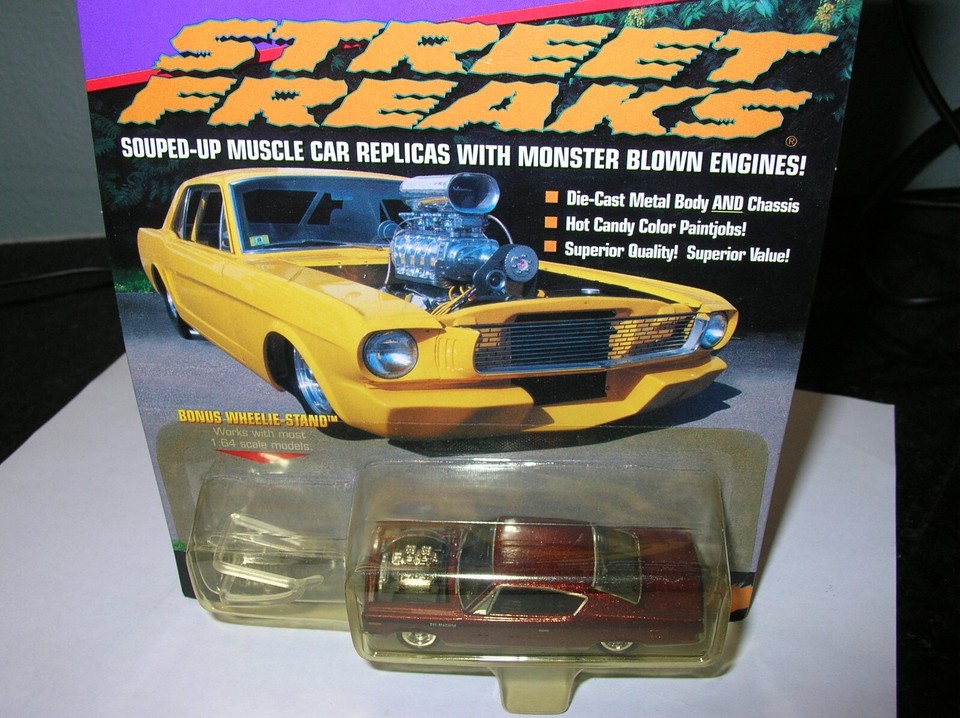 JL Street Freaks 1970 AMC REBEL Machine 1:64 Scale Diecast Burgundy ...