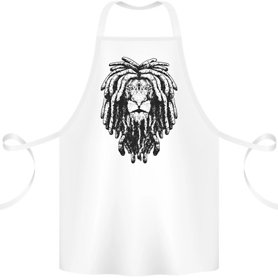 A Rasta Lion With Dreadlocks Jamaican Reggae Cotton Apron 100% Organic ...