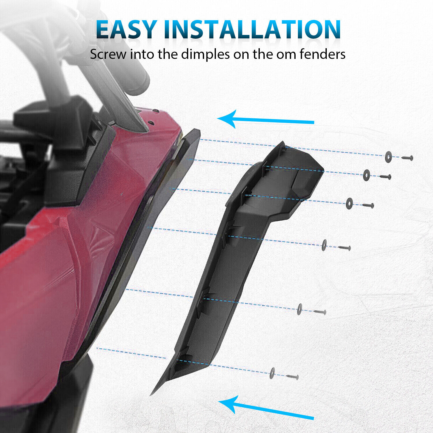 Fender Flares For Can Am Maverick X3 / MAX Turbo R RR 2017-2023 ...