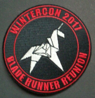 2017 Blade Runner Reunion (WinterCon 2017) Embroidered Patch -new | eBay