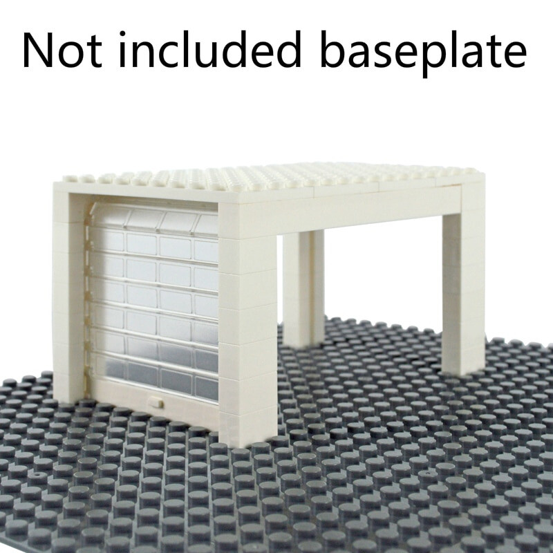 Classic Car Rolling gate Garage Door Parts for LEGO Sets Building Block ...