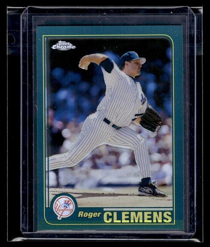 2001 Topps Chrome Retrofractor #133 Roger Clemens Yankees EXMT | eBay
