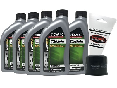 2020-2023 Kawasaki Genuine Z H2 Z H2 SE+ ZR1000 Full Synthetic Oil ...