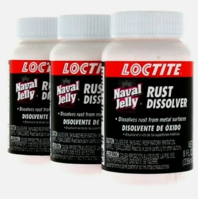 3 Bottles Loctite Naval Jelly Gel Rust Dissolver 8oz | eBay
