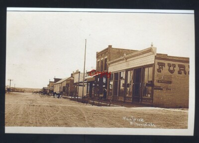 REAL PHOTO MILTONVALE KANSAS DOWNTOWN MAIN STREET SCENE POSTCARD COPY ...