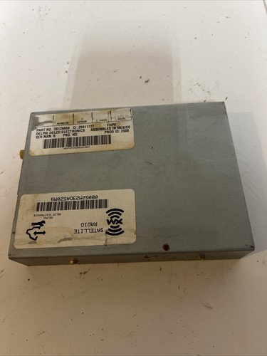 2007-2013 GMC SIERRA XM SATELLITE RADIO RECEIVER CONTROL MODULE ...