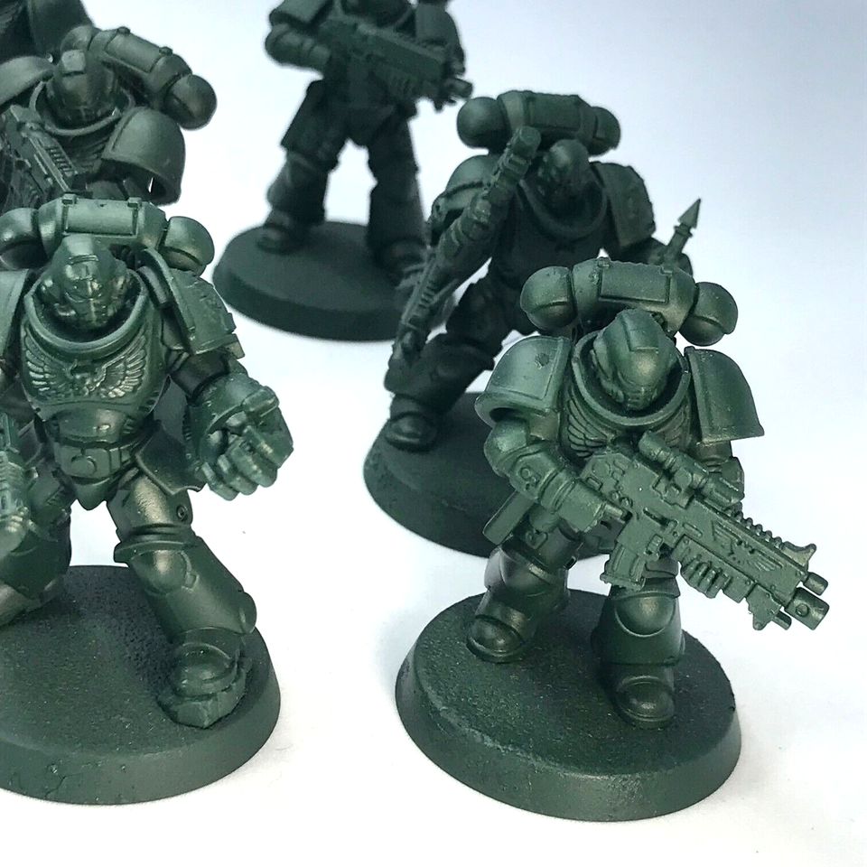 Dark Angels Primaris Intercessors Space Marines Undercoated Warhammer ...