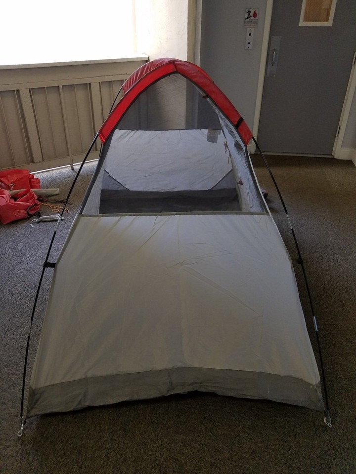 Embark 2 Person Dome Tent- Red (7.5 ft L x 4.5 ft W x 4 ft H) | eBay