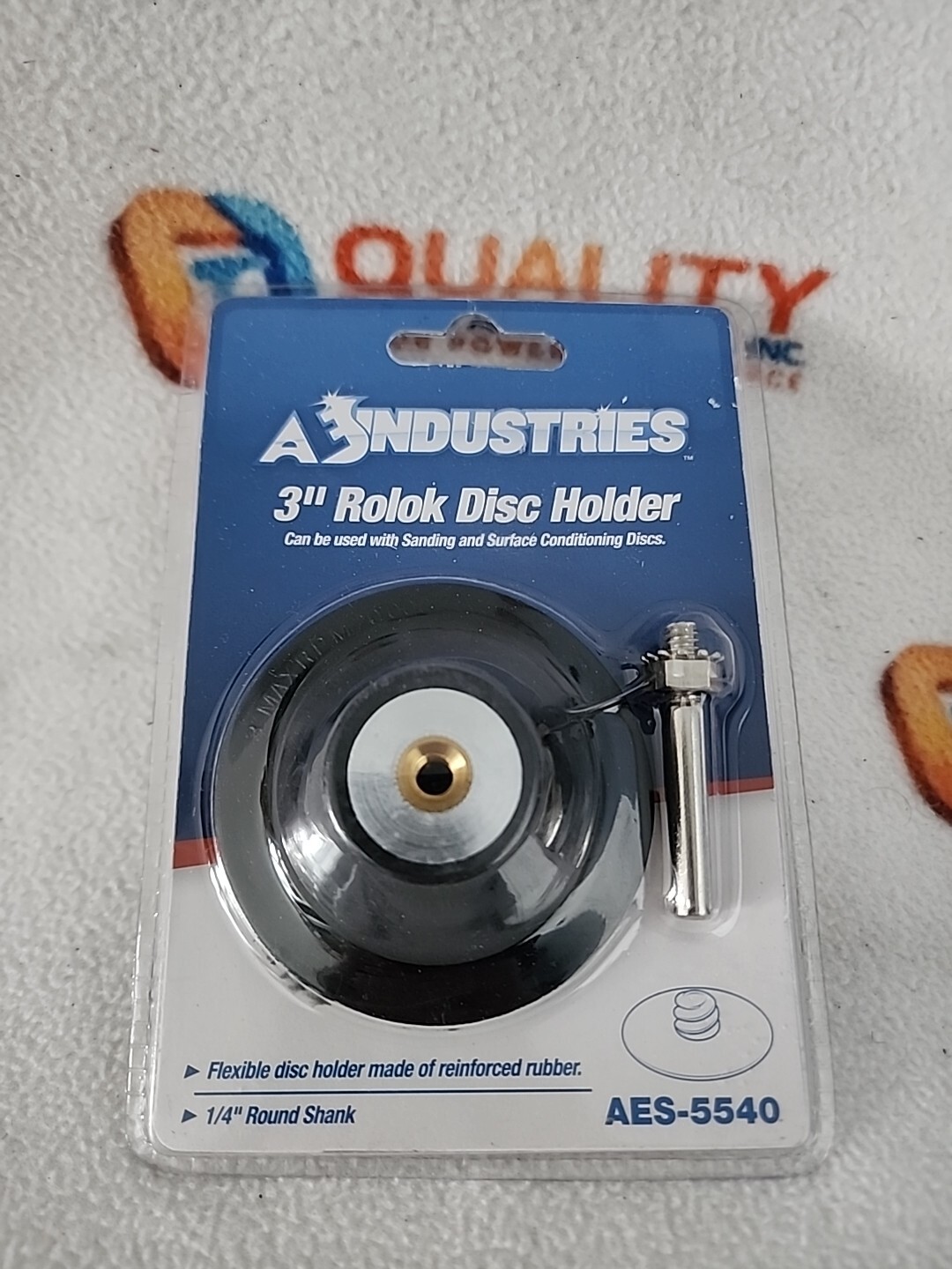 AES-5540 3" Rolok Disc Holder Quick Change Adapter with 1/4" Shank | eBay