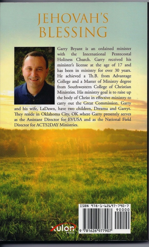 Jehovah S Blessing by Garry Bryant (2013, Paperback) NEW! 9781626977907 ...