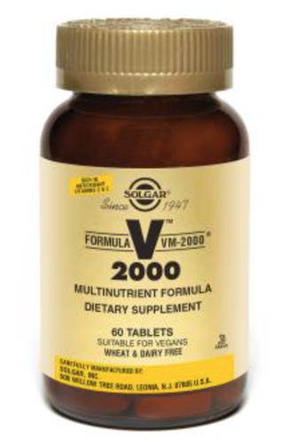 Solgar Formula VM2000 - a powerful Multinutrient - 60 or 90 Tablets ...