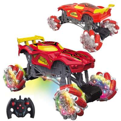 Kid Red Dragon Shape Off Road Big Wheel Twisting Toy Truck With Head ...