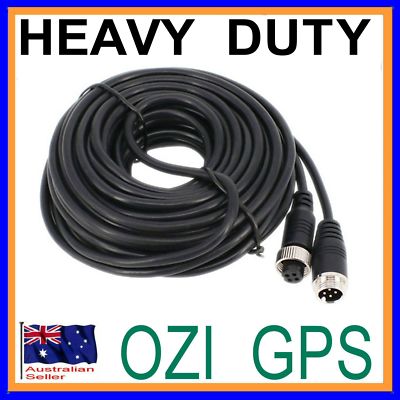 4 PIN CAMERA CABLE - INDUSTRIAL AVIATION GRADE GUARANTEED QUALITY 15M ...