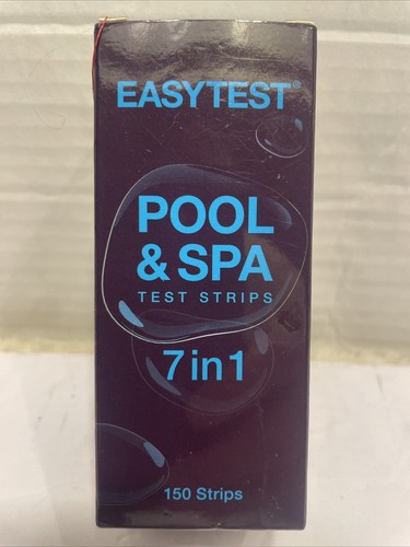 EASYTEST 7-Way Pool Test Strips 150 Strips Water Chemical Testing for ...