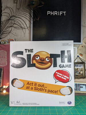 The Sloth Interactive Charades Party Guessing Game Spin Master COMPLETE ...