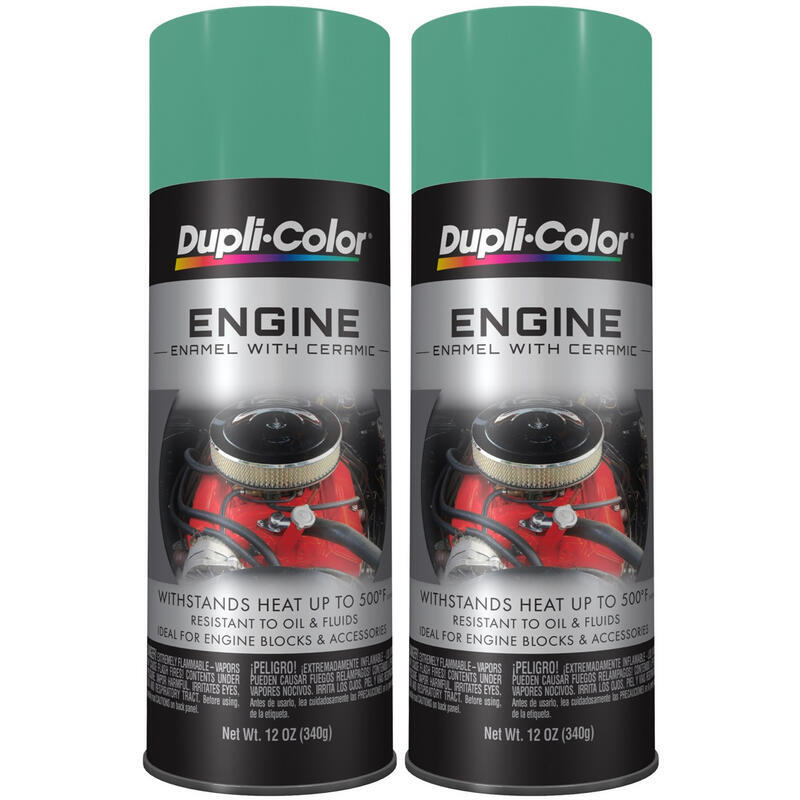 Duplicolor DE1618 (2-Pack) Engine Paint Detroit Diesel Alpine Green ...