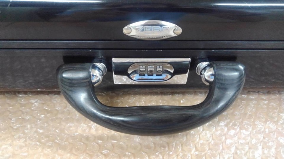 Zero Halliburton Wood Handle LTD Polished Black USA Made Aluminum ...