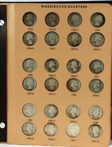 1932-2008 Washington Quarters Including Proofs Only Issues Album 231 ...