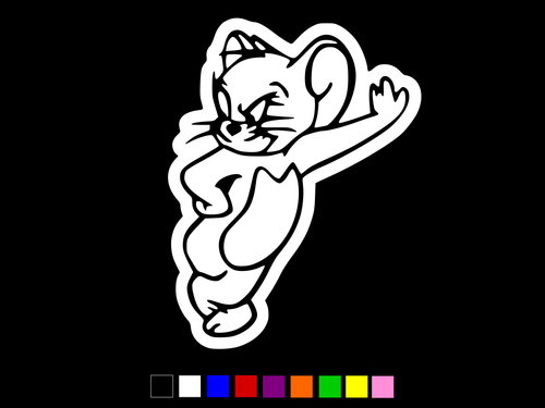 Tom and Jerry Mouse Vinyl Decal Car Wall Window Sticker CHOOSE SIZE ...