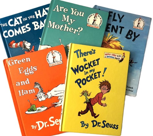 Dr. Seuss Lot of 5 Hardcover Books The Cat Comes Back, Green Eggs, A ...