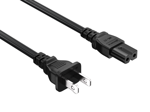 Cable Leader 6ft Polarized Notebook Power Cord NEMA 1-15P to IEC320 C7 ...