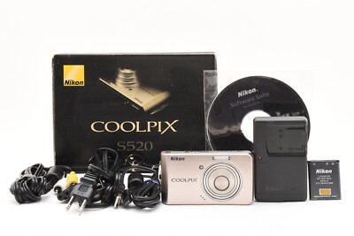 [As-Is] Nikon Coolpix S520 8.0MP 3x Zoom Compact Digital Camera JAPAN ...