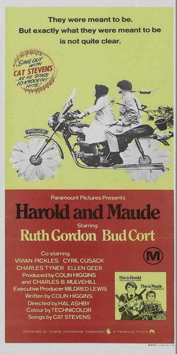 HAROLD AND MAUDE Movie POSTER PRINT 20x40 Ruth Gordon Bud Cort Vivian ...