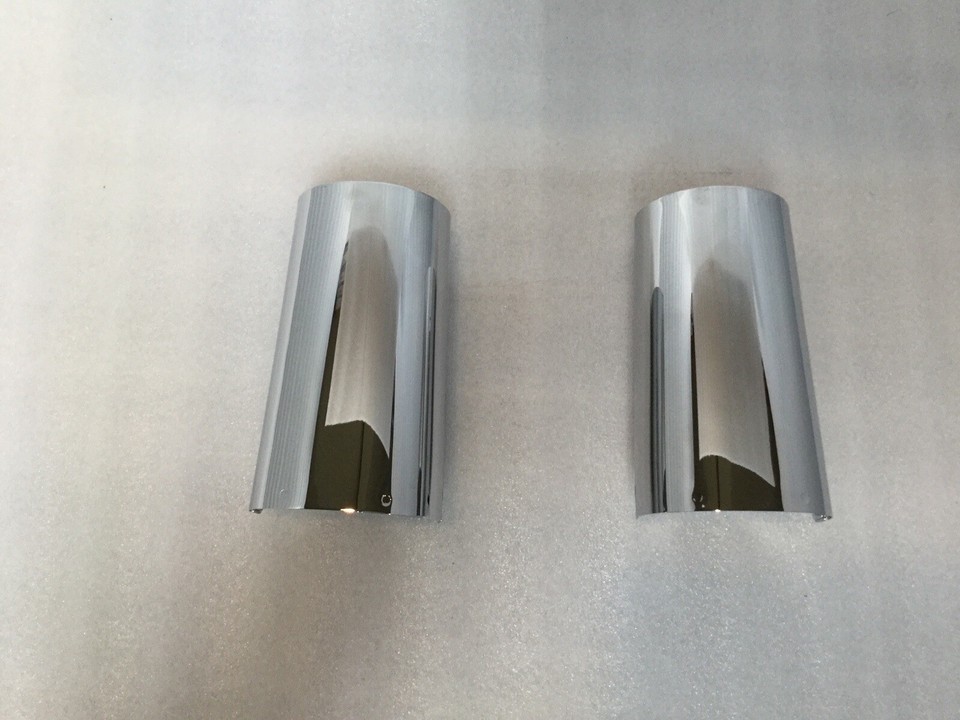 HARLEY 2014 -22 TOURING CUSTOM Custom Chrome FORK LEG COVERS/COWBELLS ...