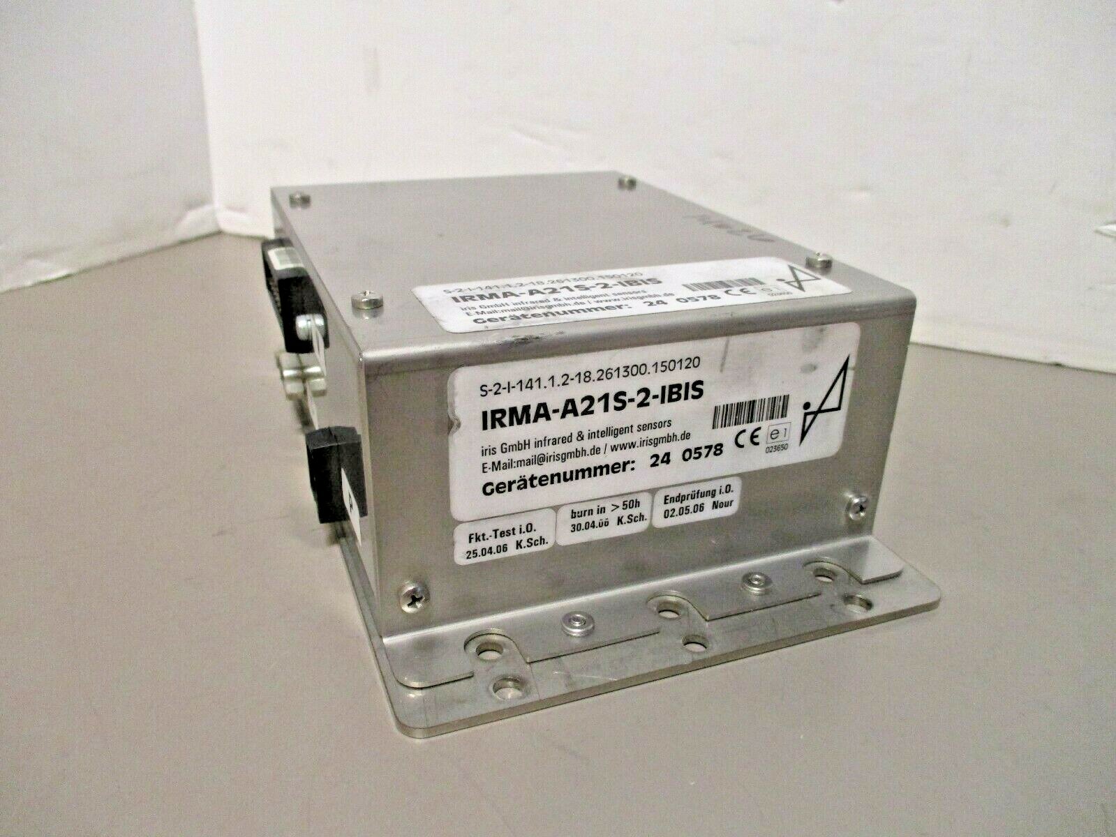 iris GmbH IRMA-A21S-2-IBIS Sensor Control Unit S-2-I-141.1.2-18.261300. ...