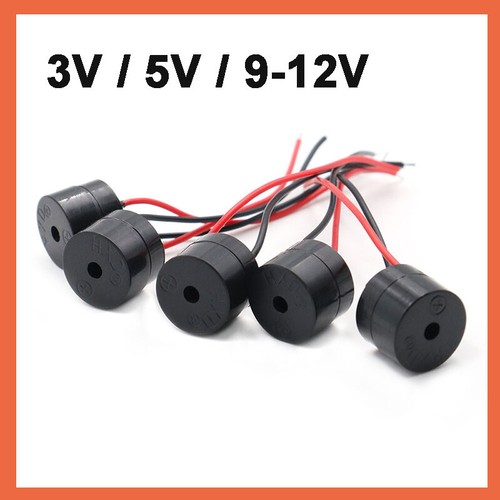 3V/5V/12V Electronic Active Buzzer with Flying Leads Sounder Project ...