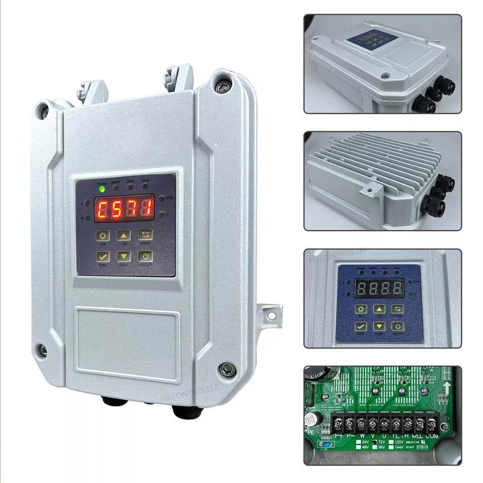Solar Water Pump Controller MPPT Regulator Brushless For Well Pump DC ...